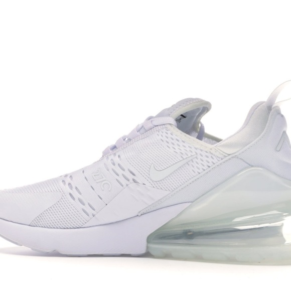 Nike | Shoes | Men Nike Air Max 27 Shoes Triple White Nwob | Poshmark